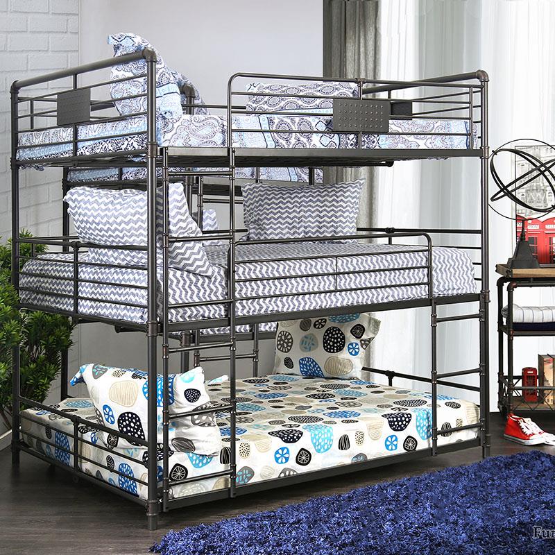 Olga Full/Full/Full Bunk Bed – Redwood Home Furniture