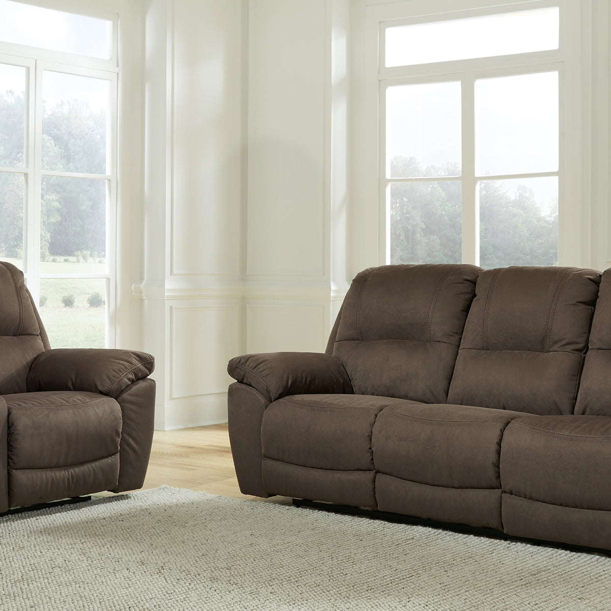 Next-Gen Gaucho Espresso Reclining Sofa And Loveseat – Redwood Home ...