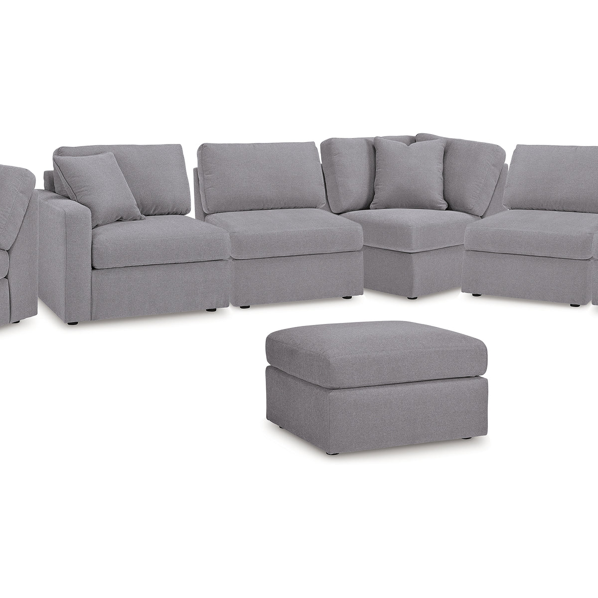 Modmax Granite 6-Piece Sectional And Ottoman – Redwood Home Furniture