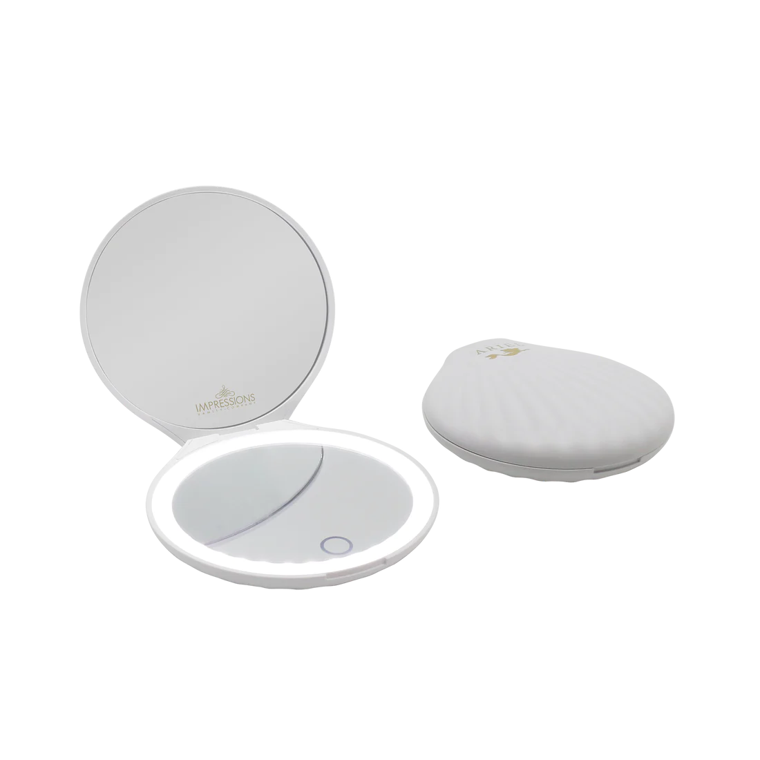 Ariel Seashell Compact Mirror – Redwood Home Furniture