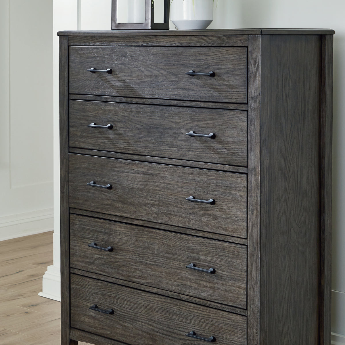 Montillan Grayish Brown Chest Of Drawers – Redwood Home Furniture