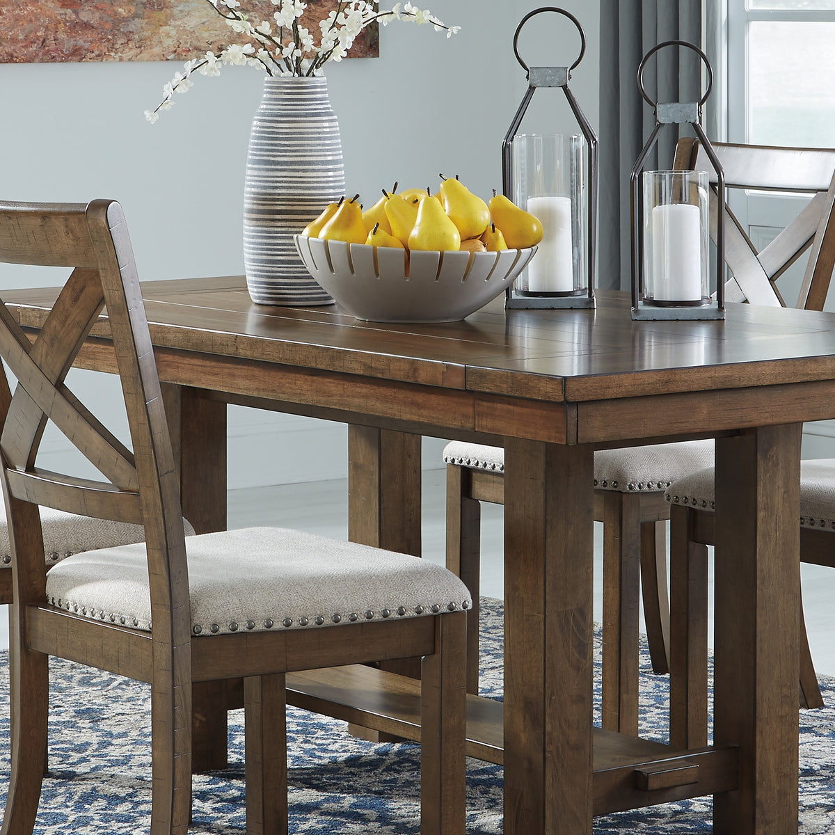 Moriville Beige Dining Table And 4 Chairs – Redwood Home Furniture