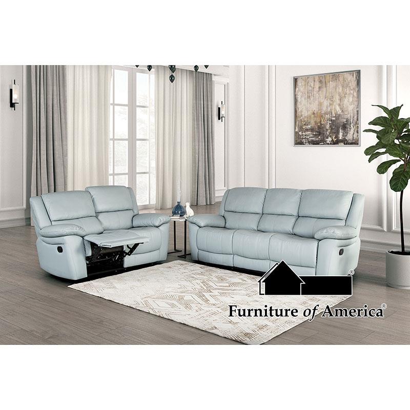 Glarus Powder Blue Upholstery Set – Redwood Home Furniture