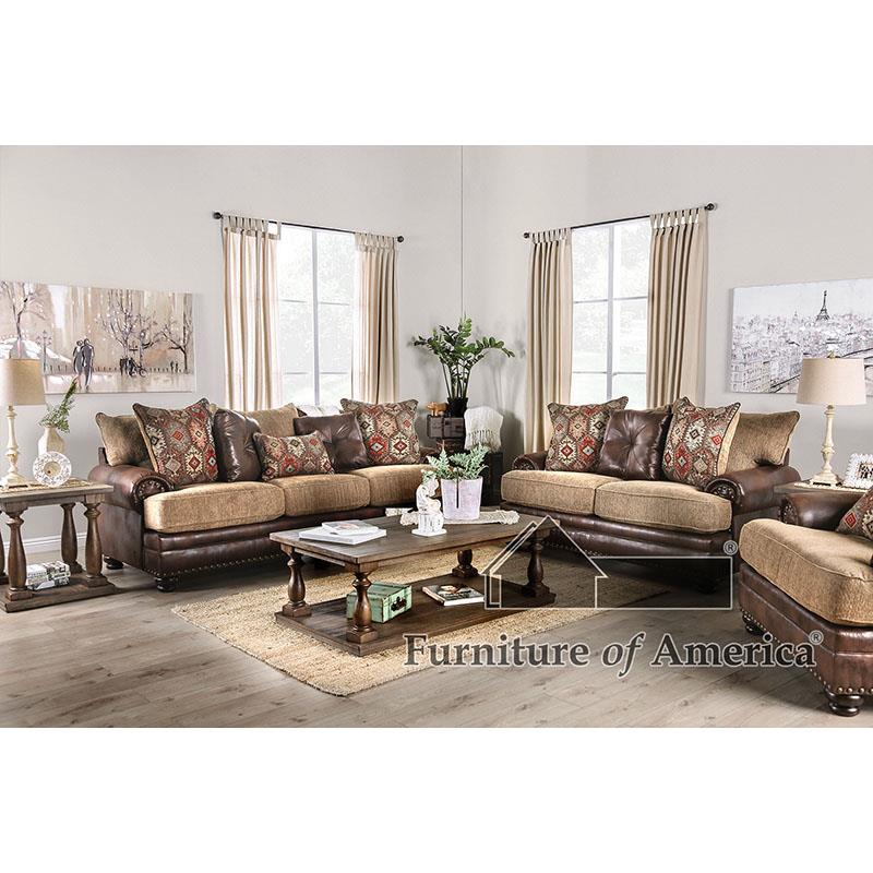 Fletcher Brown/Tan Sofa Set – Redwood Home Furniture