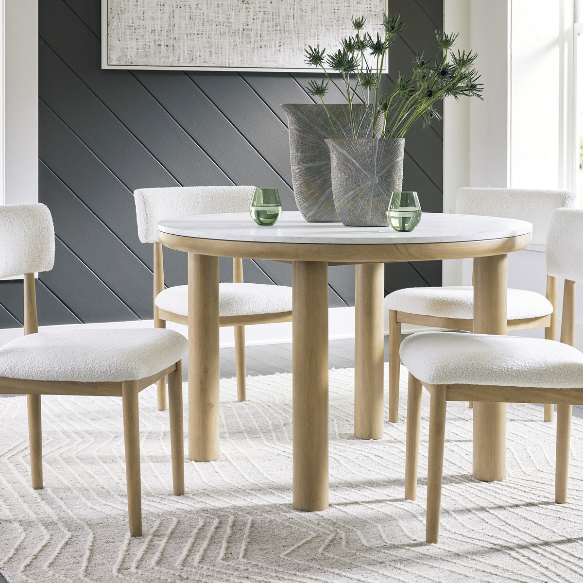 Sawdyn Dining Room Set In Light Brown – Redwood Home Furniture